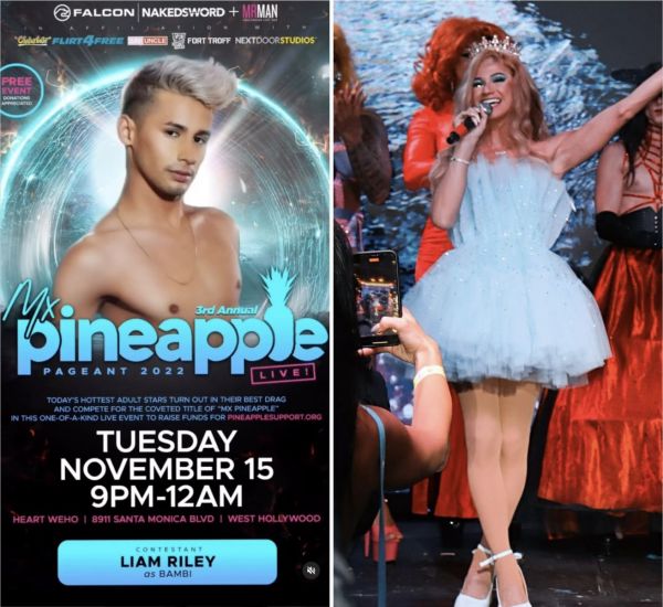 Bambi, alias Liam Riley, élue Mx Pineapple 2022